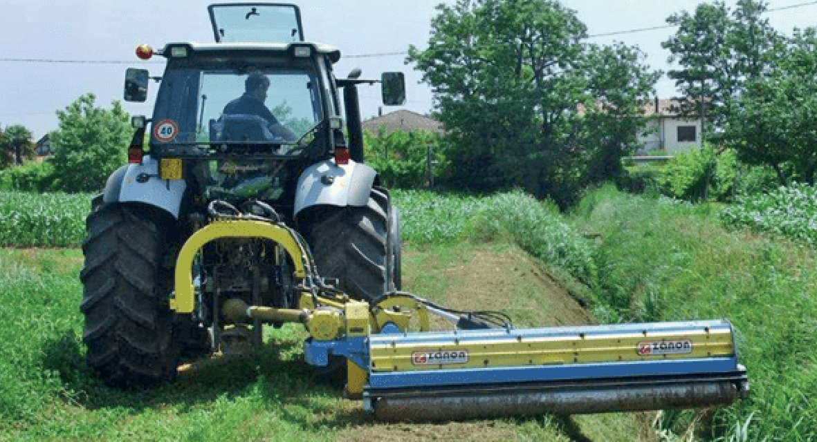 ZANON Stranový Mulčovač TMA S pro střední zatížení s vnější převodovkou